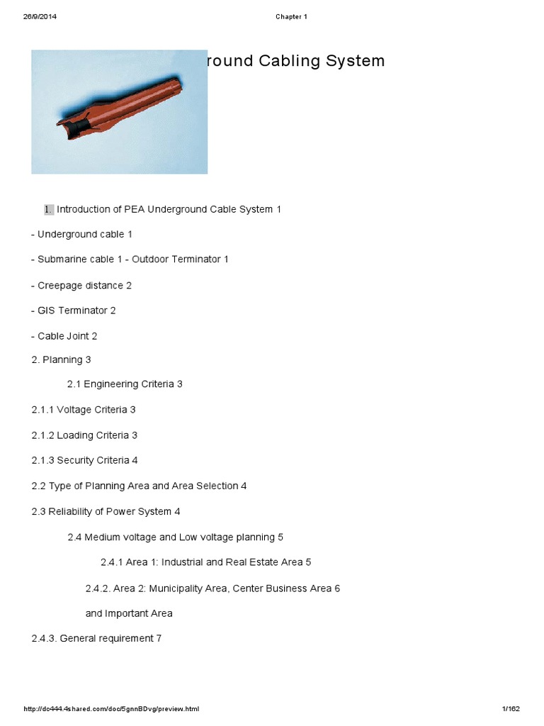 Cabling System | PDF | Insulator (Electricity) | Cable
