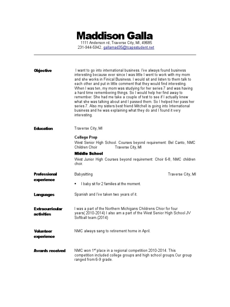 Resume Rules 1 1 | PDF