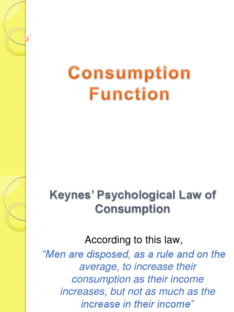 Consumption | PDF | Economic Theories | Macroeconomics Consumption | PDF | Economic Theories | Macroeconomics