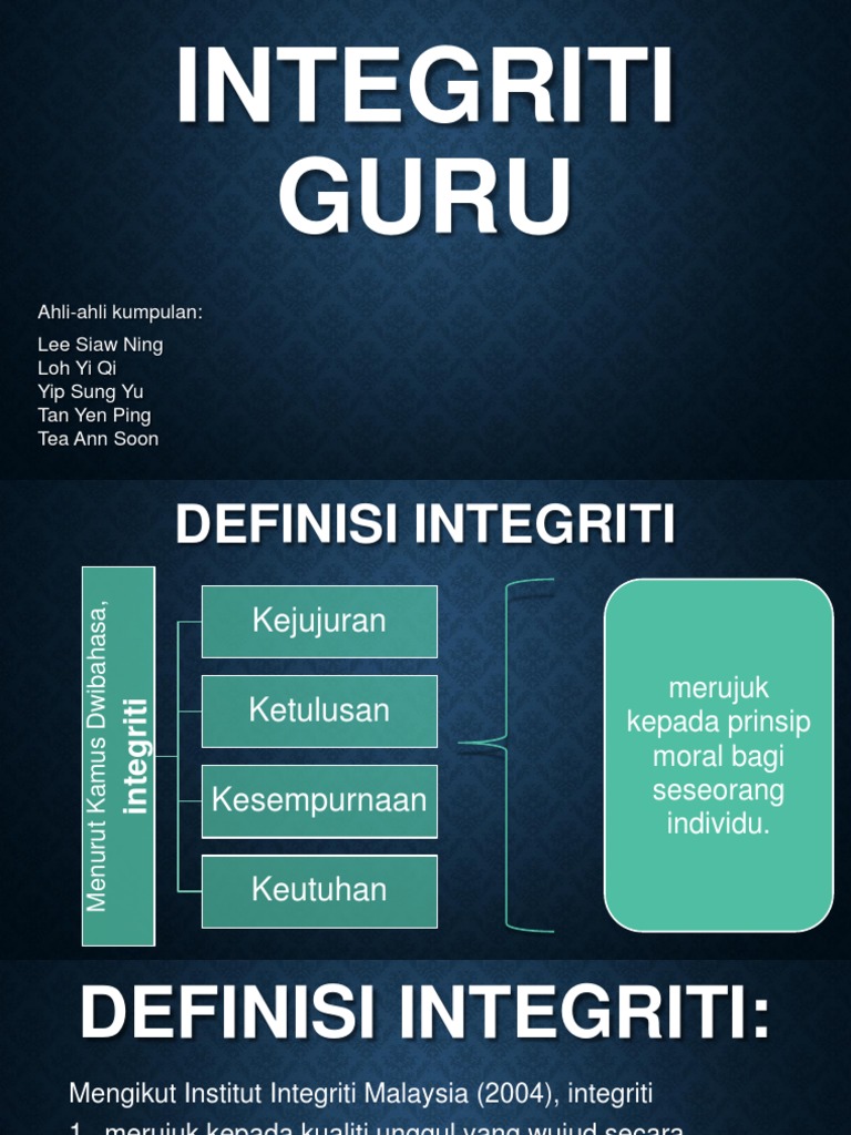 Integriti Guru Presentation 1 | PDF