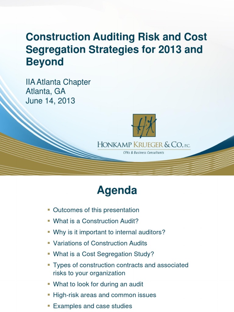 Construction Auditing | Audit | General Contractor