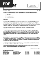 SDR-26 PVC Pipe Specifications and Ratings | PDF | Pipe (Fluid ...