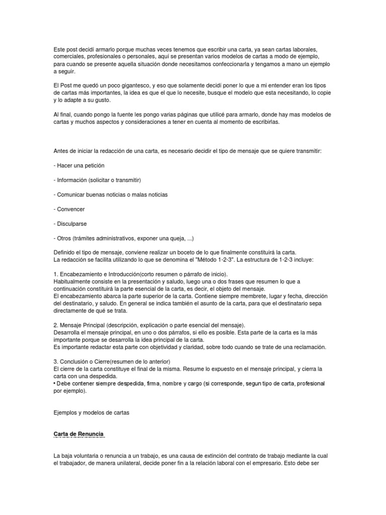 Modelos de Cartas Formales en España | PDF | Liderazgo | Marketing