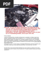 Supercharged V8 From Cardboard | PDF | Piston | Throttle