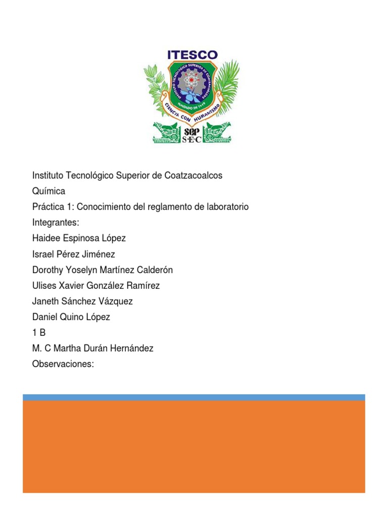 Practica 1. Itesco Remasterizada | Regulación | Laboratorios