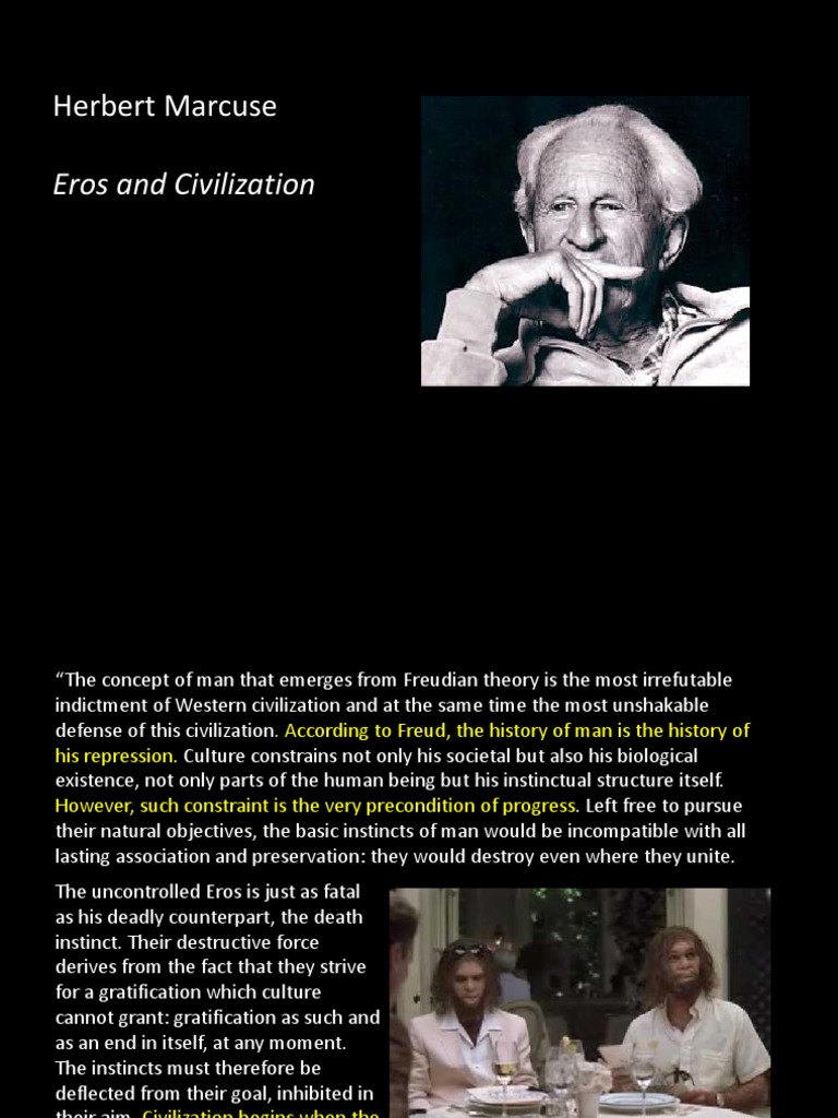 Herbert Marcuse: Eros and Civilization | PDF | Sigmund Freud | Id