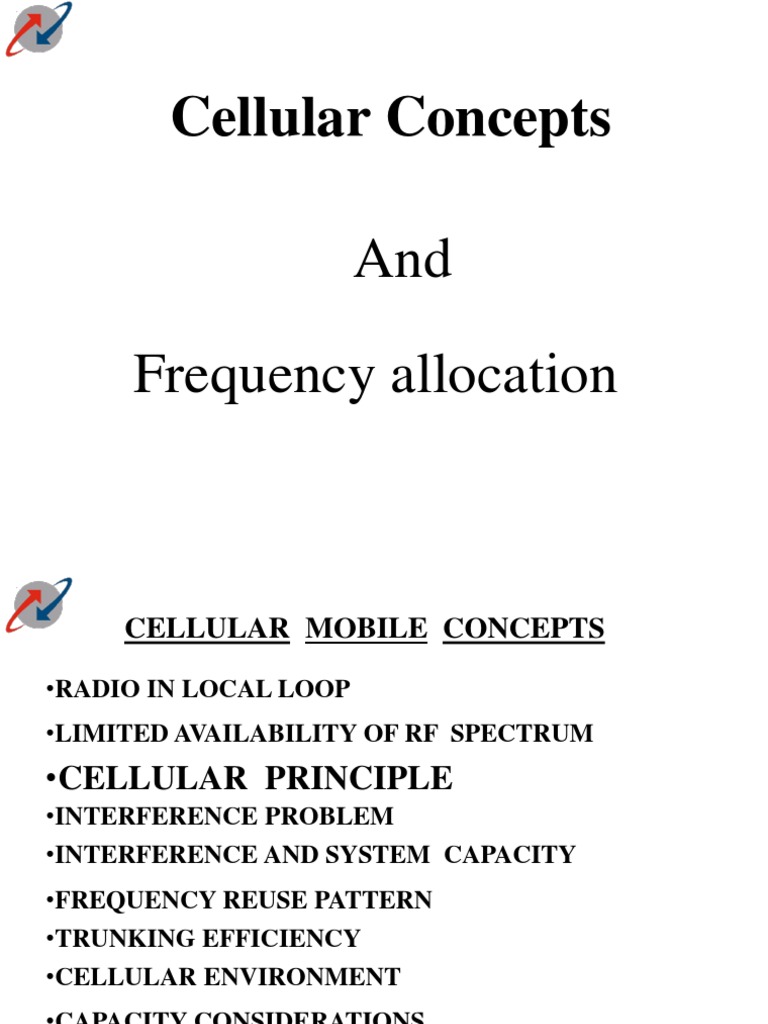 Cellular Concepts: and Frequency Allocation | PDF | Cellular Network ...