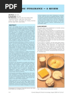 Study Case Lactose Intolerance Sofia Montoya | PDF | Digestion | Glucose