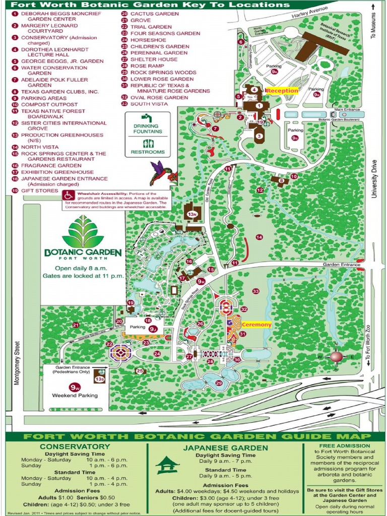 Botanic Garden Map | PDF