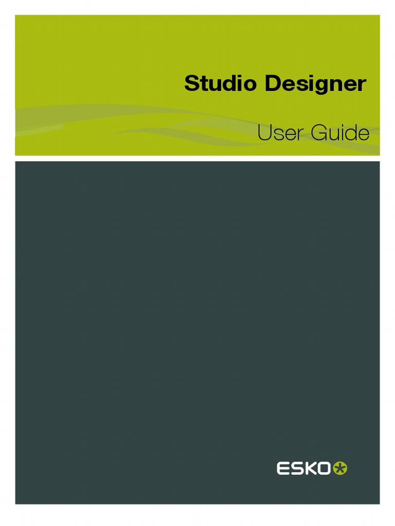 ESKO Studio Designer | PDF | 3 D Computer Graphics | Adobe Illustrator
