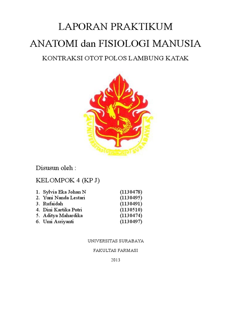 Laporan Praktikum Otot Polos | PDF Laporan Praktikum Otot Polos | PDF