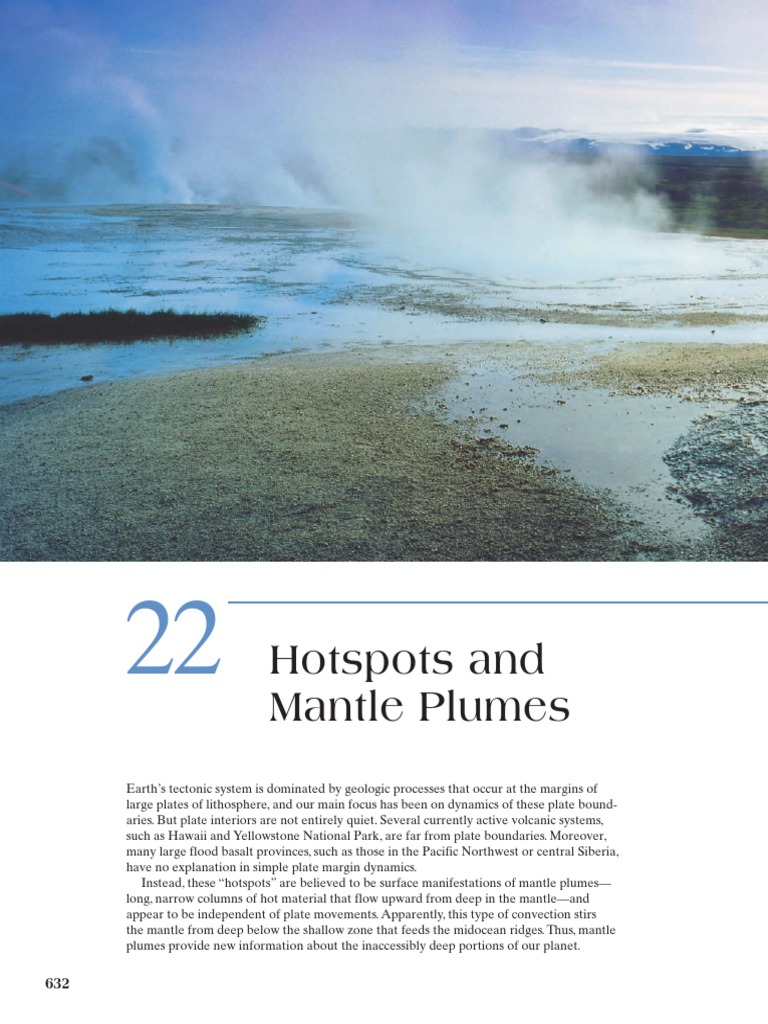 Hotspots and Mantle Plume | PDF | Volcano | Mantle (Geology)