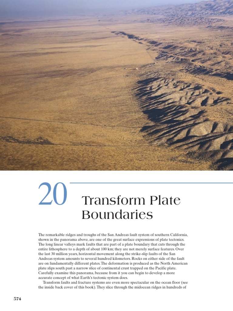 Transform Plate Boundaries | PDF | Fault (Geology) | Plate Tectonics