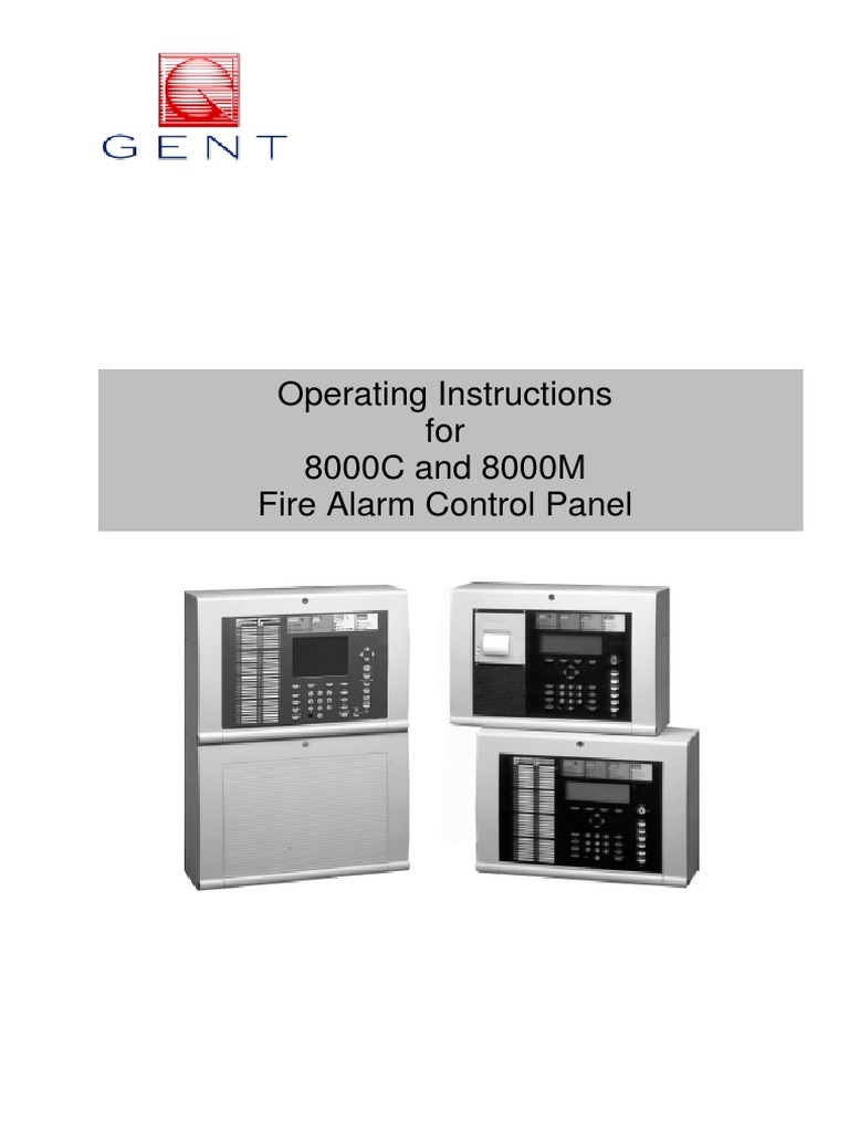 Manual Utilizare Panou Control Incendiu 8000M&8000C | PDF | Computer ...