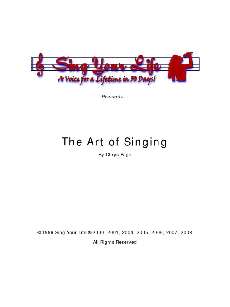 The Art of Singing | PDF | Singing | Breathing