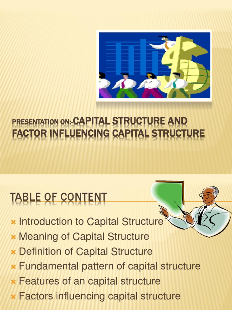 Capital Structure & Influencing Factors | PDF | Financial Capital ...