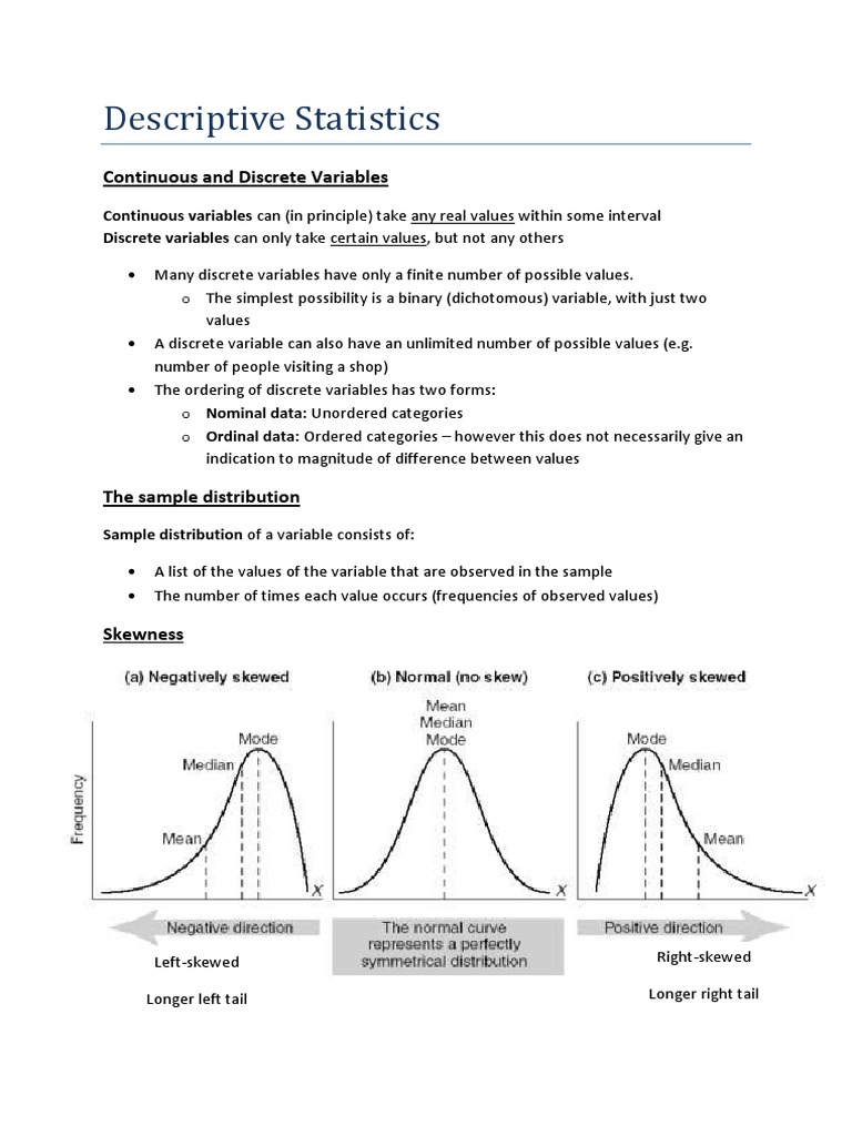 Descriptive Statistics | Summation | Quartile