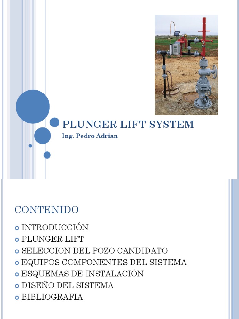 A - Plunger Lift System - Uagrm PDF | PDF | Pressure | Chemical Engineering