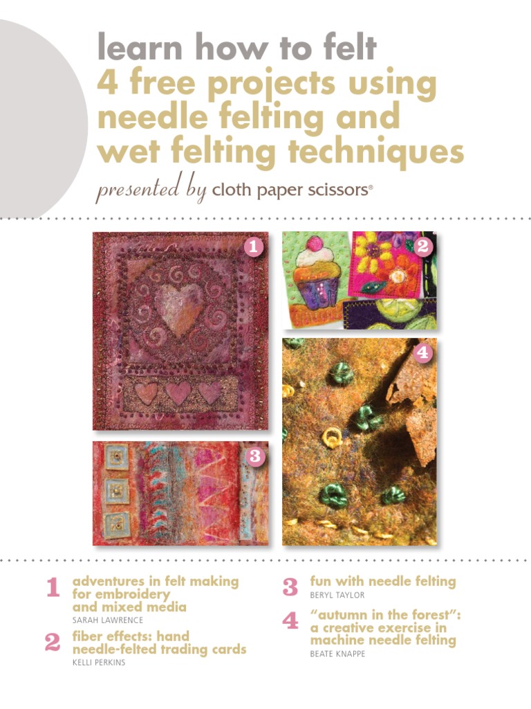 CPS Freemium Felting v2 Final | PDF | Embroidery | Textiles