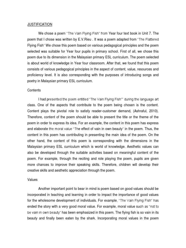 Adaptation | Poetry | Learning