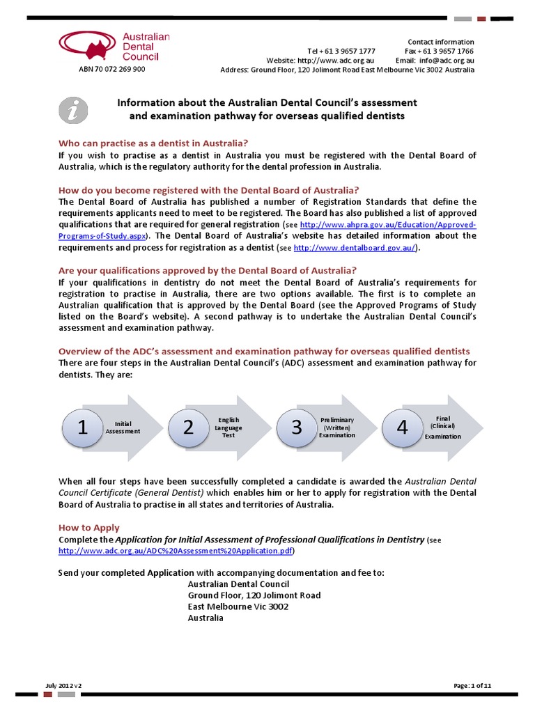 ADC General Overview of The ADC Exam | PDF | Prosthodontics ...