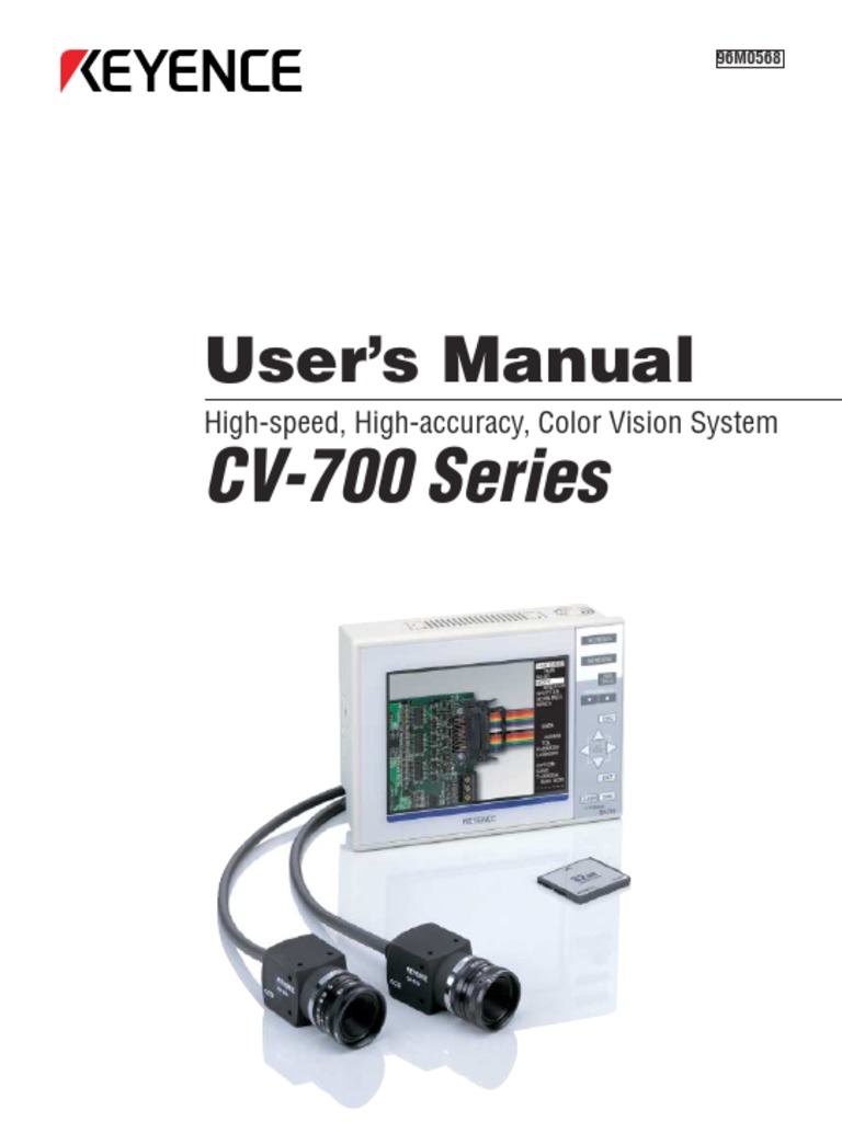 Keyence cv700 - Man2 | PDF | Electrical Connector | Camera