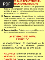 Factores Intrínsecos y Extrínsecos de Los Alimentos EJ 2023 | PDF | Agua | Alimentos