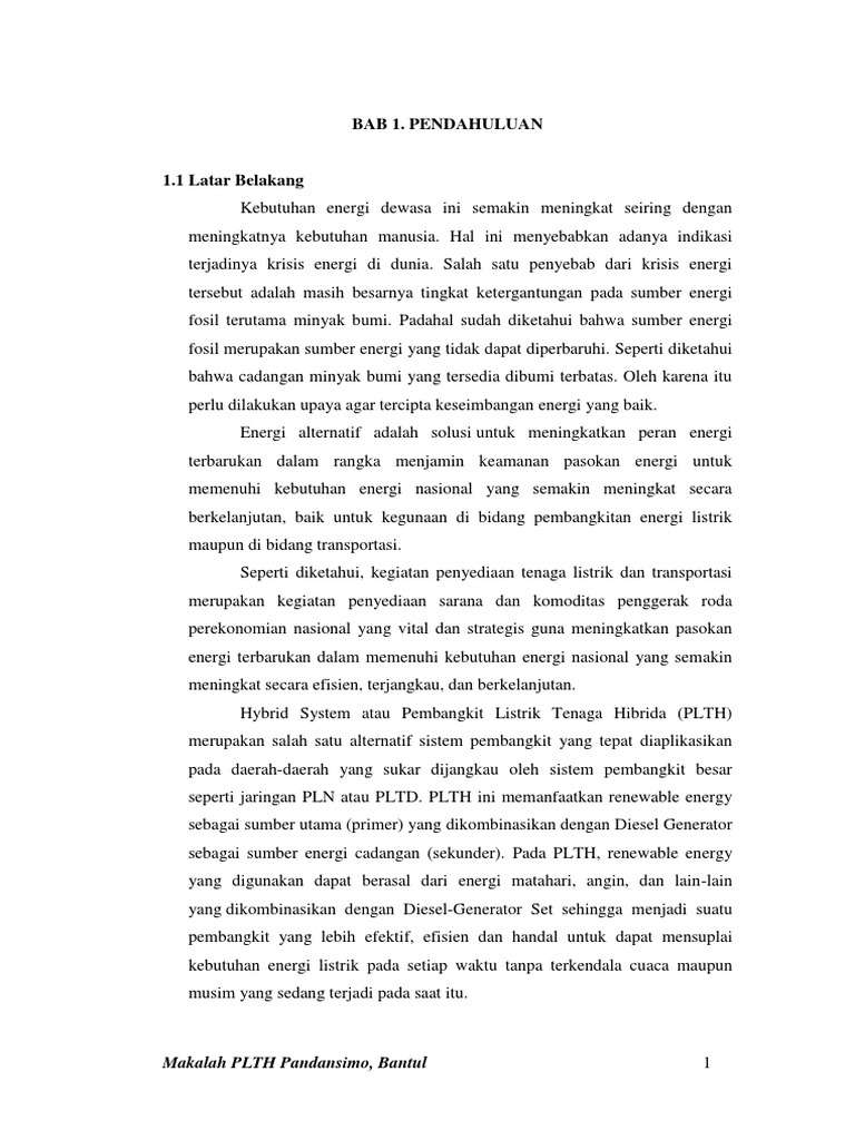 PLTH | PDF | Teknologi & Rekayasa