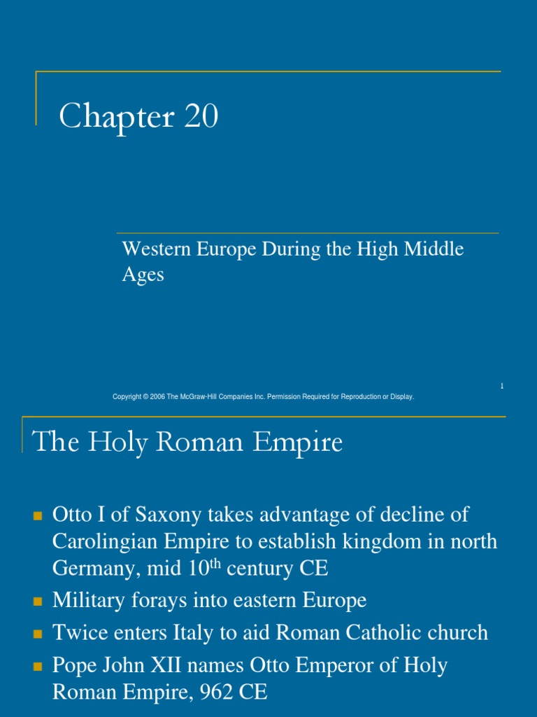 Western Europe During The High Middle Ages | PDF | Holy Roman Emperor ...