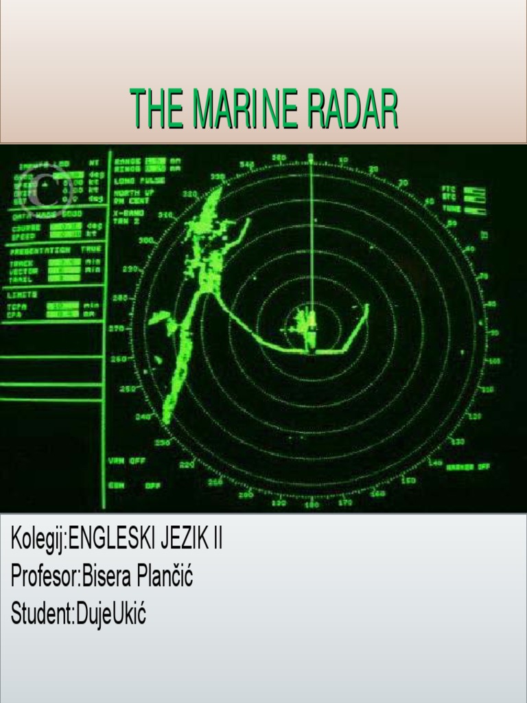 2-7 The Marine Radar | PDF | Radar | Radio