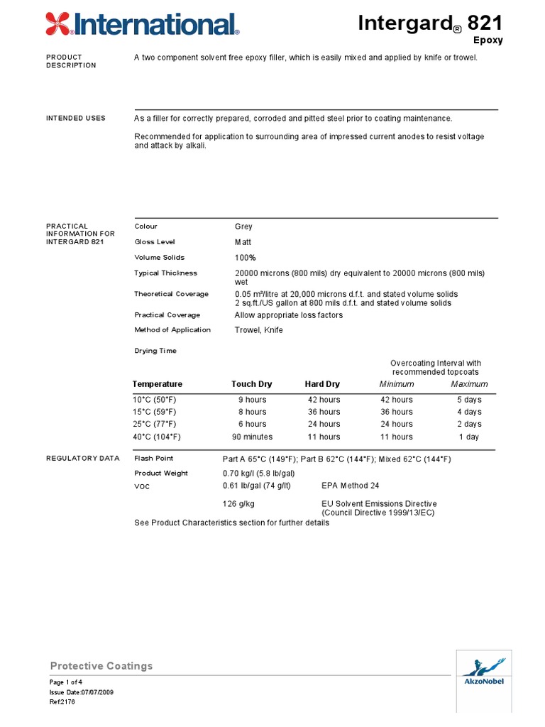 Intergard 821+ds+eng | PDF