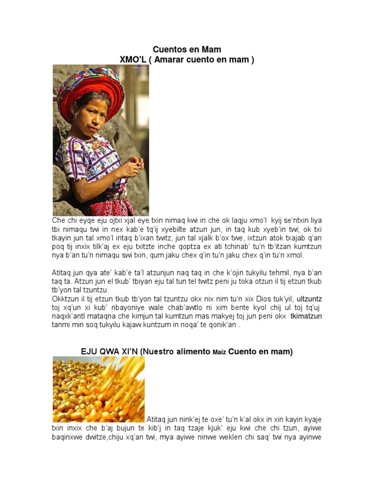 Cuentos en Mam | PDF