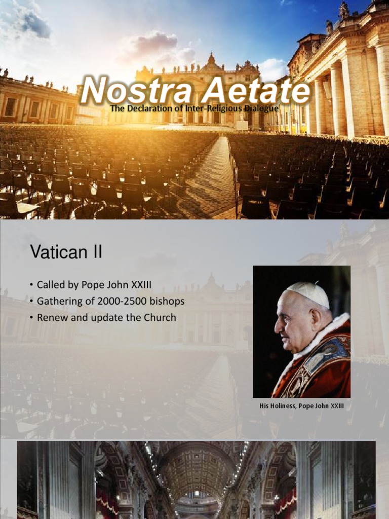 Nostra Aetate | PDF | Ancient Mediterranean Religions | Catholic Church
