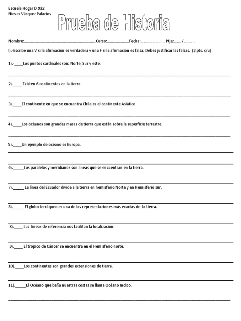 Prueba 2 Historia | PDF