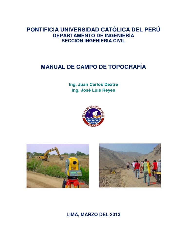 Manual de Campo de Topografía PUCP | PDF | Triángulo | Geometría