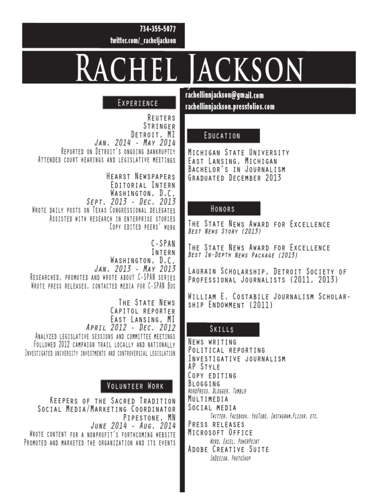 Resume Jackson | PDF