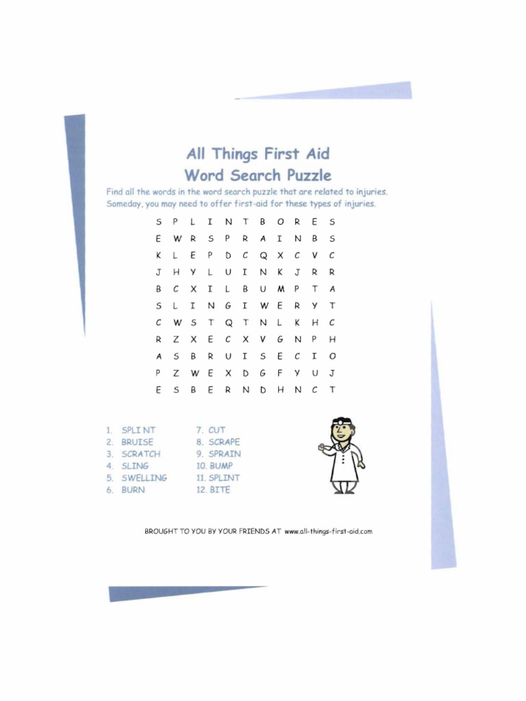 First Aid Activities For Kids | PDF | Emergency Medical Services ...