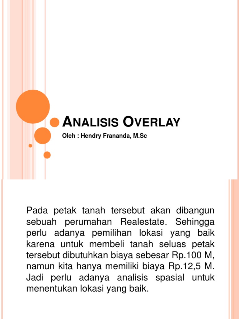 Contoh Analisis Overlay Lahan | PDF | Metode & Bahan Ajar | Sains ...