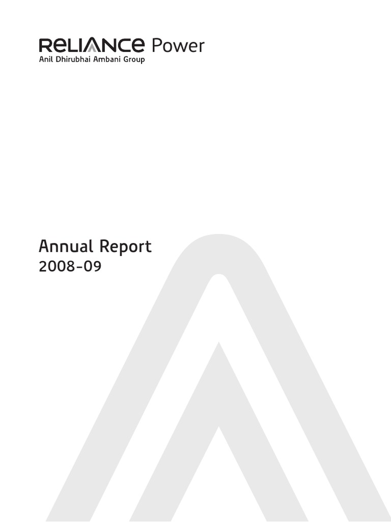 Reliance Power Annual Report 2008 09 | PDF | Corporate Governance ...