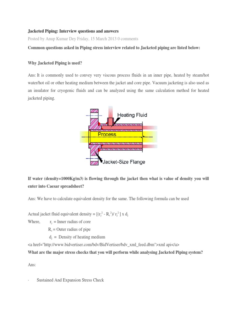 Jacketed Piping | Stress (Mechanics) | Buckling