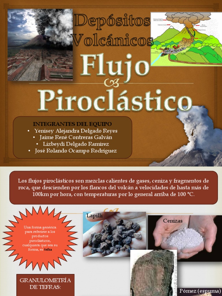 Flujo Piroclastico | PDF | Volcán | Ceniza volcánica