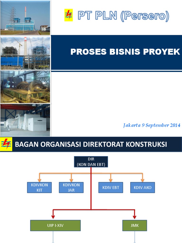 Presentasi PROSES BISNIS PROYEK PLN Pusdiklat 9 Sep 2014 | PDF