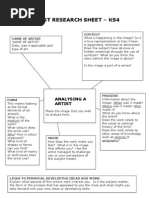 Artist Research Template | PDF | Paintings | Art Media