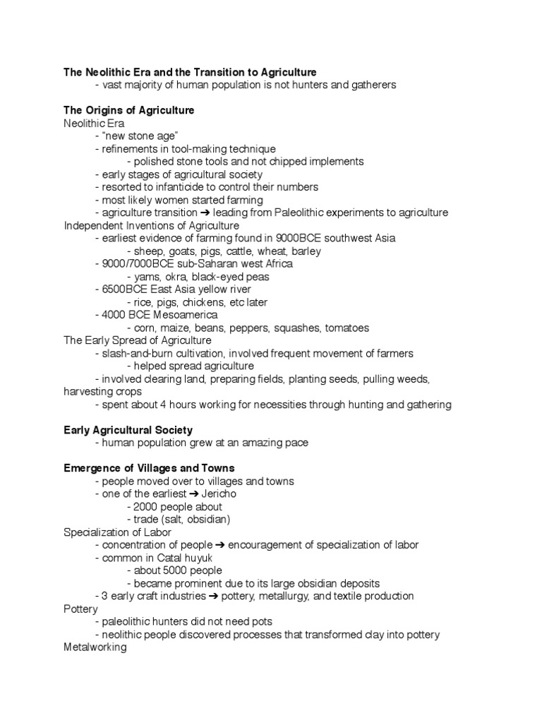 Chapter 1 The Early Complex Societies | PDF | Neolithic | Land Management