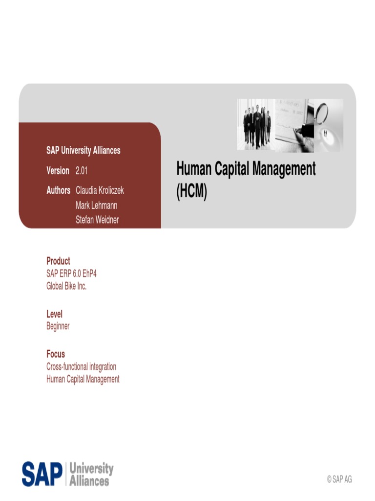 09 Intro ERP Using GBI Slides HCM en v2.01 | PDF | Sap Se | Employment