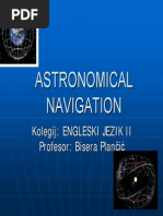 Celestial Navigation Formulas & Calculations | PDF | Navigation | Azimuth