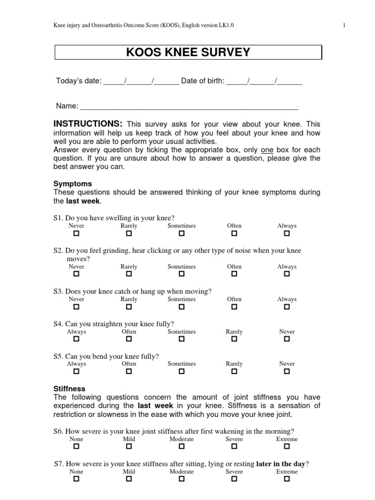 Koos English | PDF | Disabled Sports | Sports