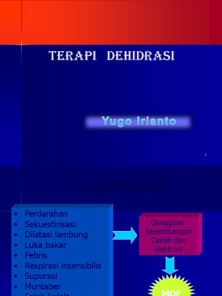 Terapi Dehidrasi | PDF | Kesehatan Holistik