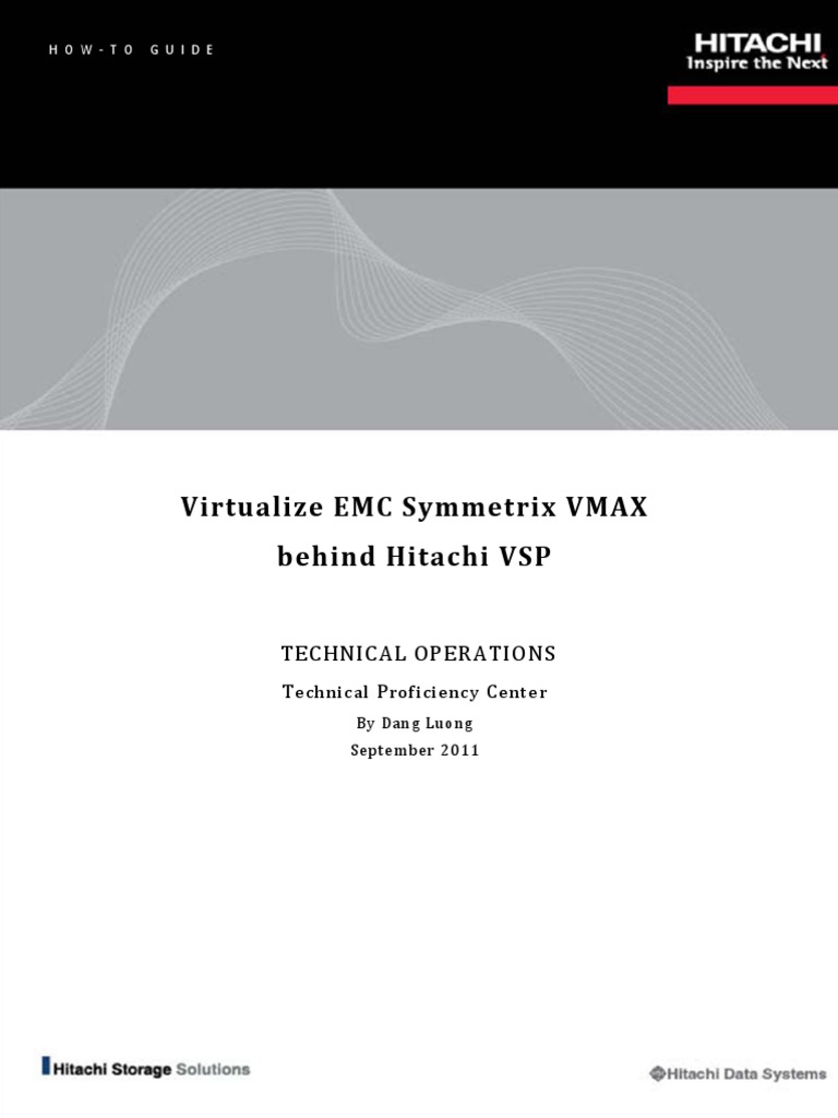 Virtualize EMC Symmetrix VMAX | PDF | Computer Data | Data