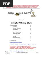 Over Thinking Worksheet | PDF | Thought | Cognitive Psychology